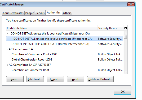 Root CA certificate error · Issue #3986 · apache/jmeter · GitHub
