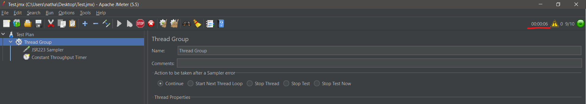 Constant Throughput Timer 0 Tps Shared Algorithm Thread Lifetime