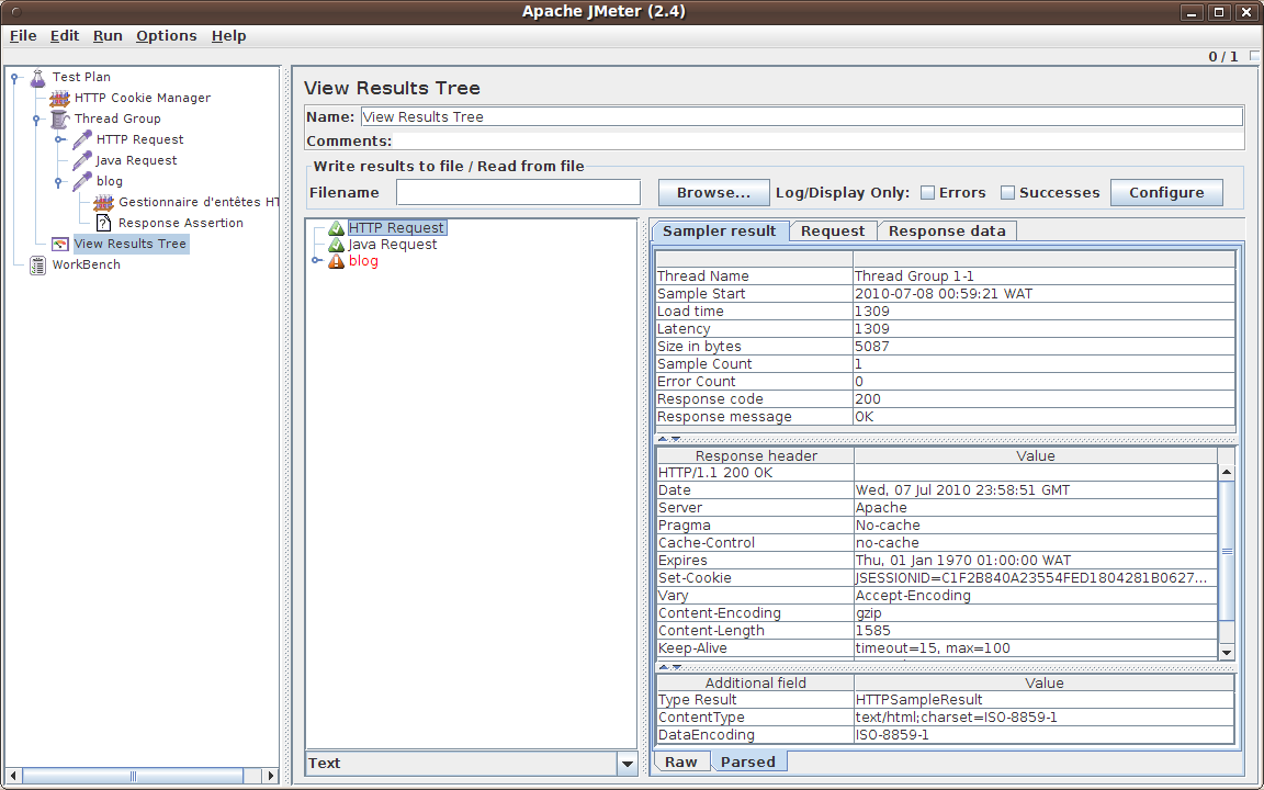 Formatted Parsed View Of Sample Result In Results Tree · Issue 2381 · Apachejmeter · Github
