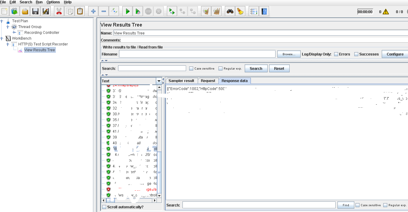Jmeter Proxy Server Encodes The Request Sent To Server During Recording