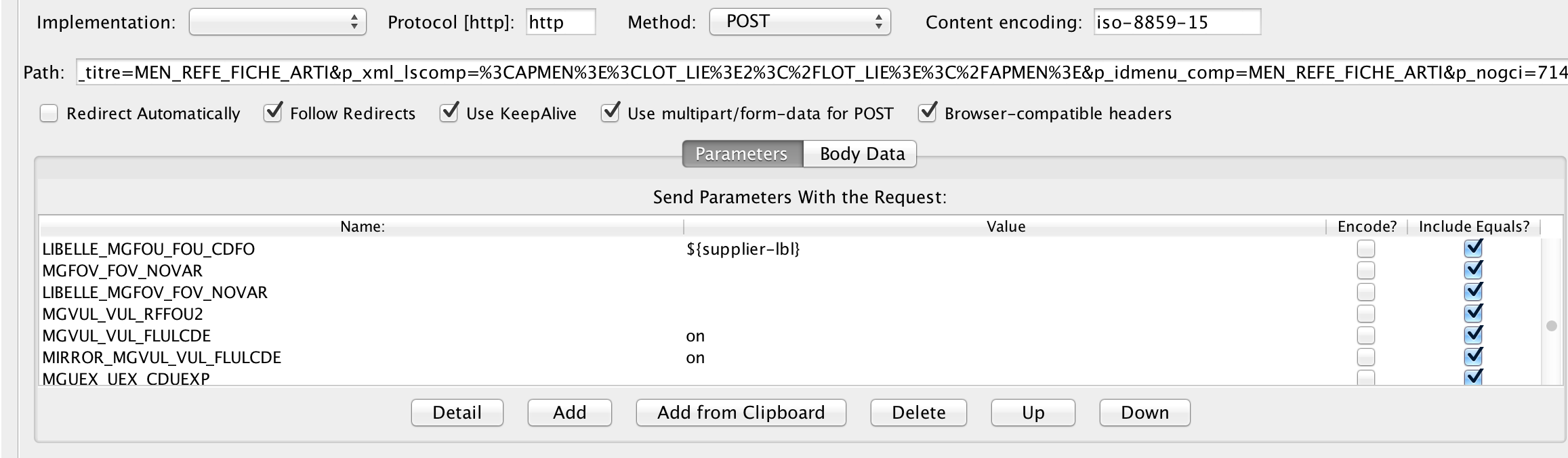 Better url-param and body handling · Issue #3166 · apache/jmeter · GitHub