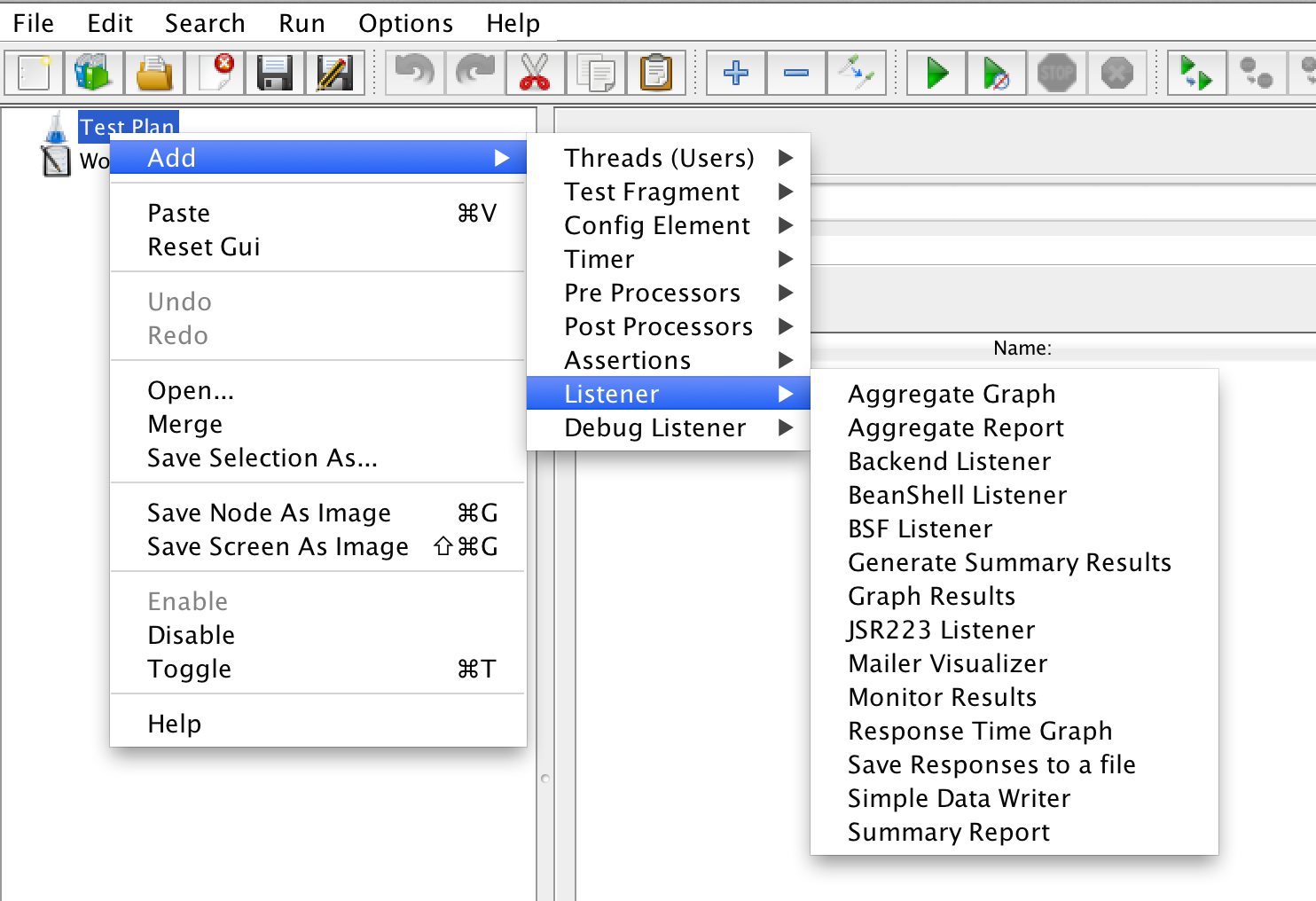 Add a new Menu Category called "Debug Listener" · Issue #3895 · apache/jmeter · GitHub