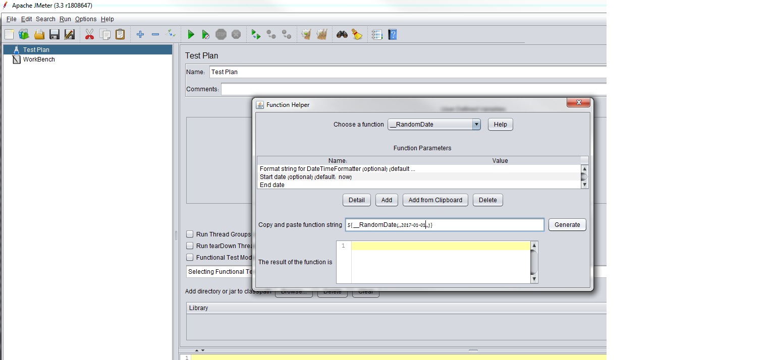 Function helper dialog should display exception in result · Issue #4505 · apache/jmeter · GitHub
