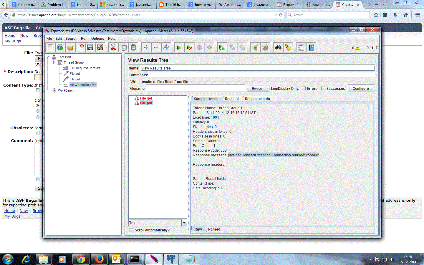 java.net.ConnectException: Connection timed out: connect · Issue #1635 · apache/jmeter · GitHub