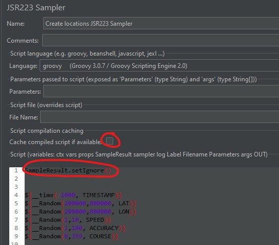 JSR223 sampler SampleResult.setIgnore() caches script even when unchecked caching · Issue #5575 ...