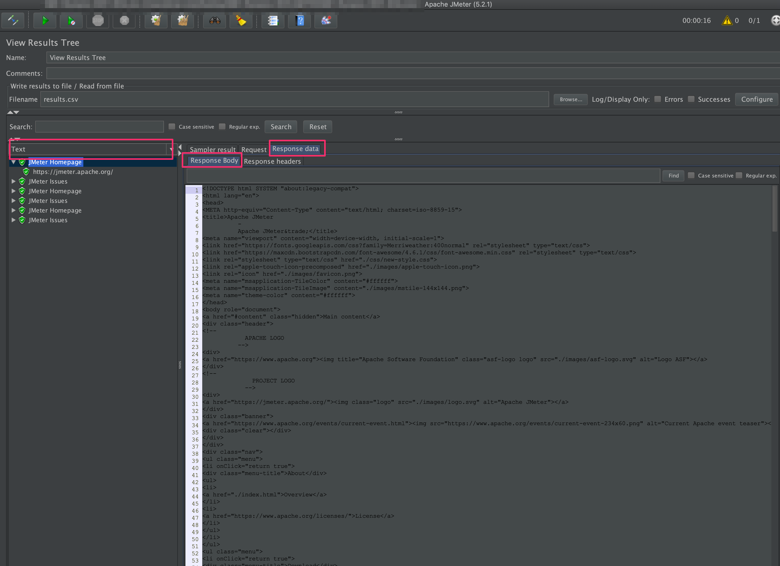 Response Body is not formatted correctly (View Results Tree) v5.4.1 · Issue #5507 · apache ...